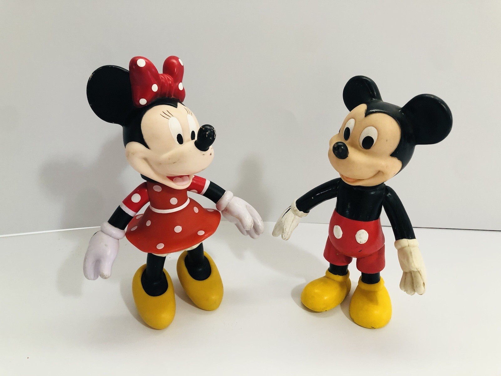 Vintage Disney Mickey Mouse and Minnie Mouse Figures | eBay