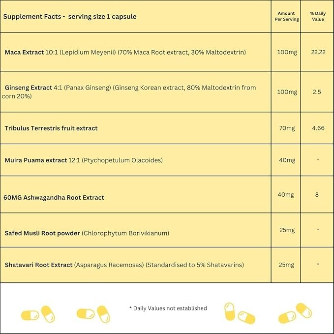 6 X Ultra Gold High Strength Capsules with Delay 100% Herbal Sexual ...