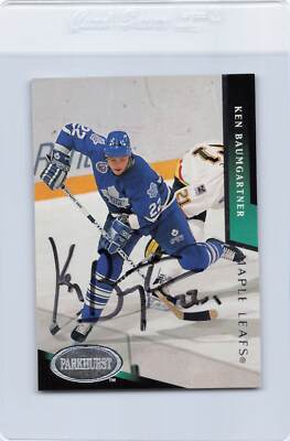 1993/94 Parkhurst #207 Ken Baumgartner Maple Leafs Signed Auto *J7431 | eBay