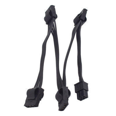 48CM Corsair Type4 6Pin to 4 Molex 4Pin Power Cable | eBay