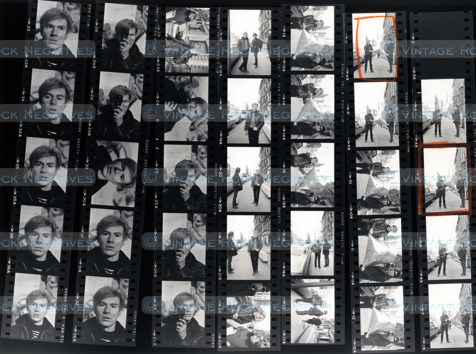 ANDY WARHOL & LOU REED Castelli Gallery March 1966 PRO PIGMENT PRINT ...