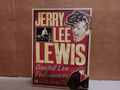 Jerry Lee Lewis New Sealed Time Life DVD Greatest Live Performances 50s ...