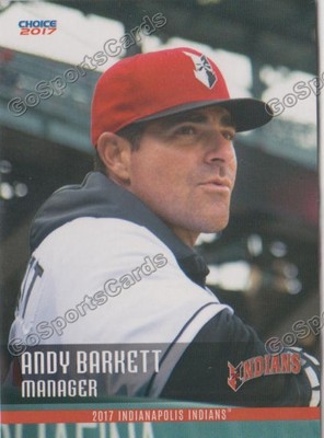 2017 Indianapolis Indians Andy Barkett Pittsburgh Pirates MGR | eBay