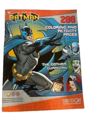Batman 288 Coloring and Activity Book by Bendon - The Gotham Guardian ...