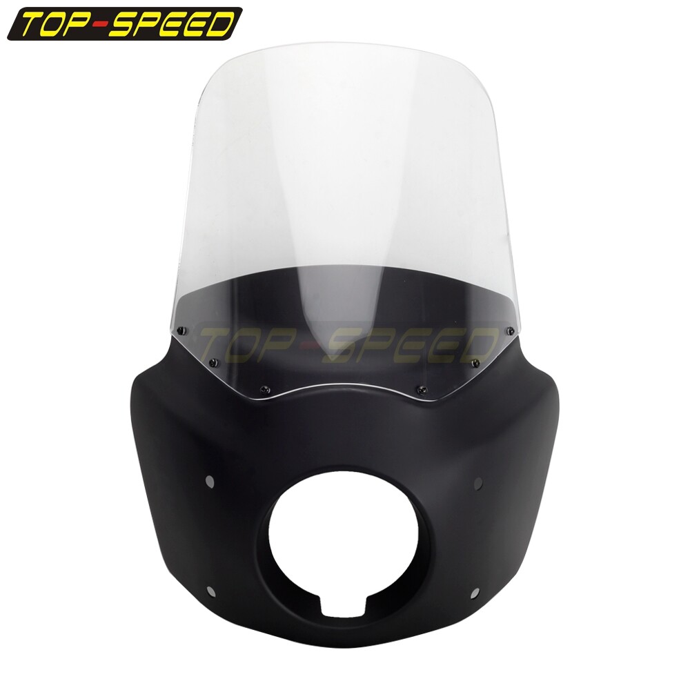 Front Headlight Fairing Cover W/15" Windshield For Harley Dyna FXDWG ...