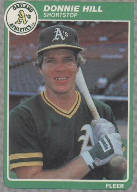 1985 Fleer - Donnie Hill #426 for sale online | eBay