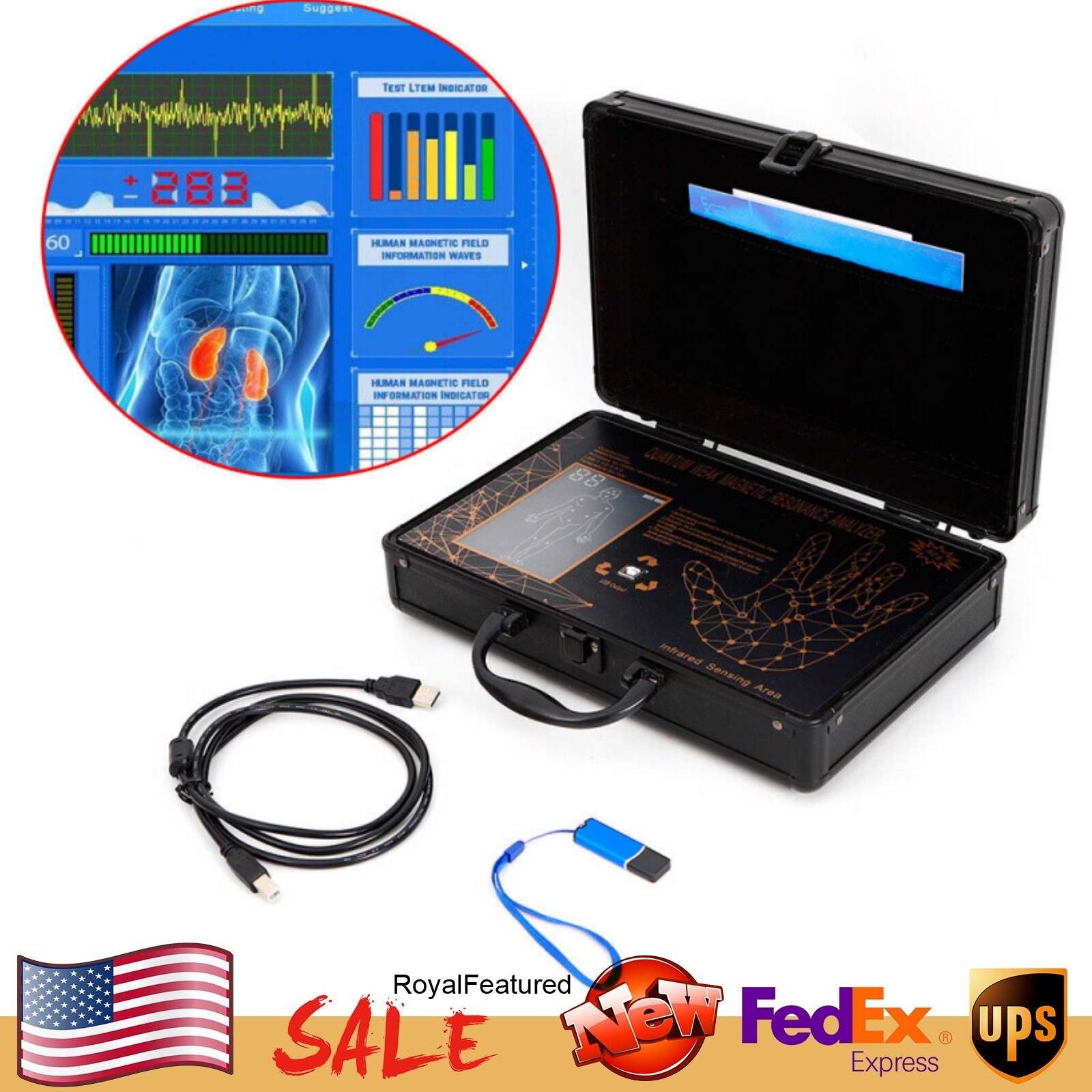 Quantum Magnetic Resonance Analyzer Body Health Scanner Professional ...