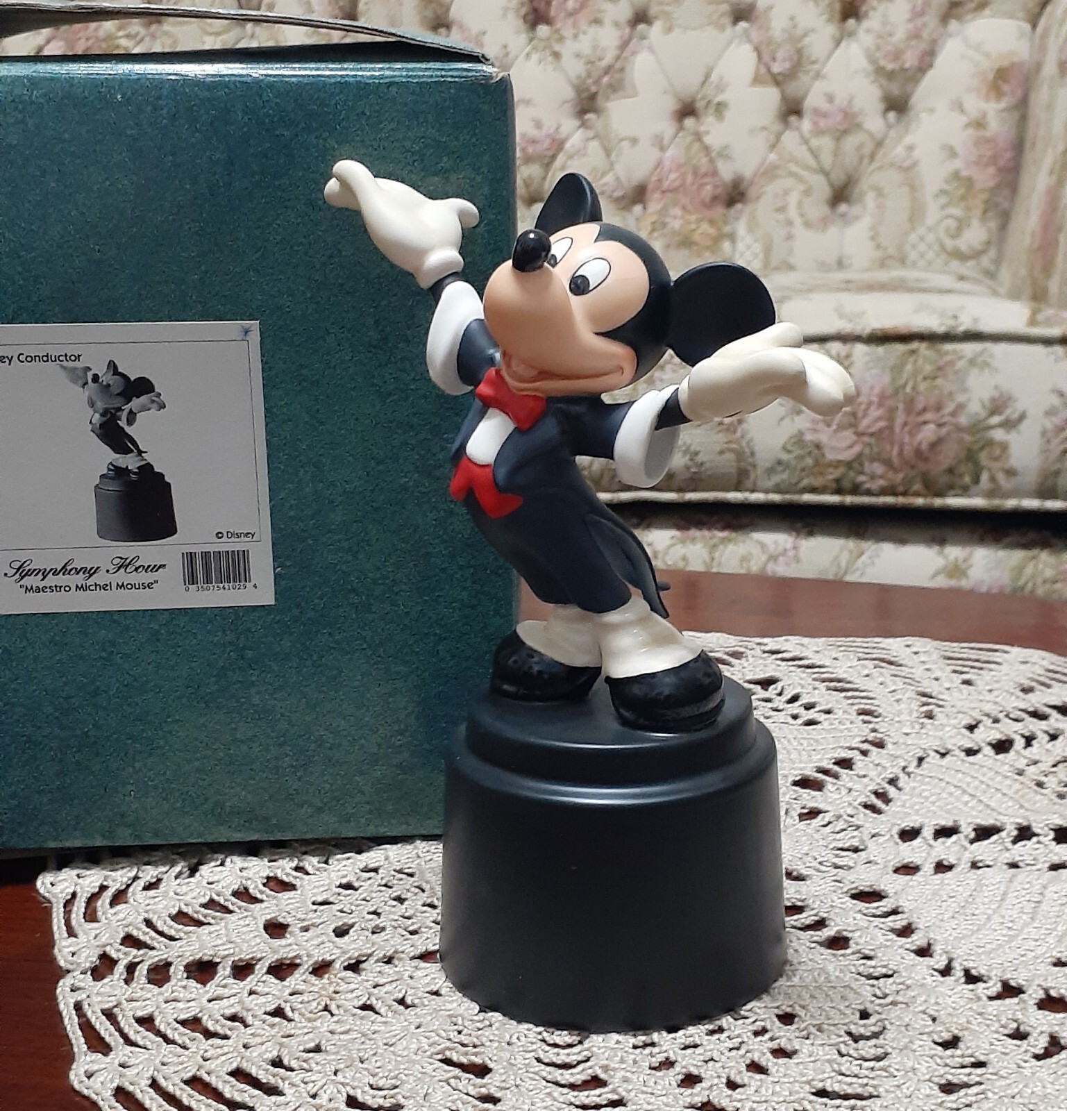 Disney~WDCC~SYMPHONY HOUR~MICKEY MOUSE~MAESTRO MICHEL MOUSE~41029~NIB ...