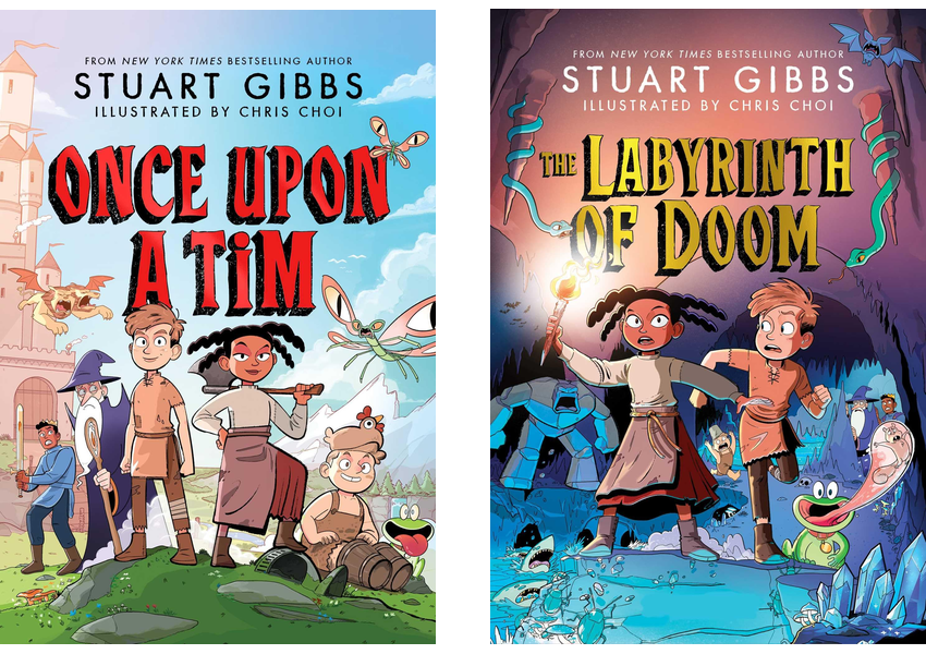 Stuart Gibbs Once Upon a Tim 2-Book Paperback Set | eBay