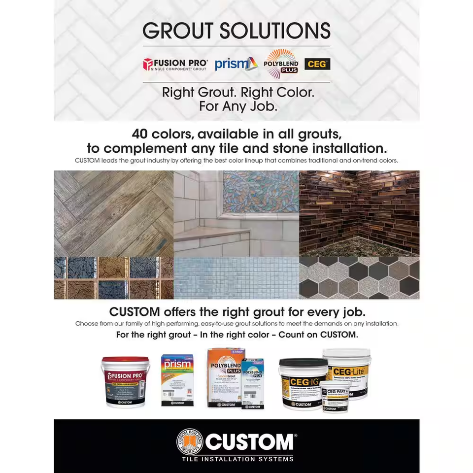 Grout Solutions Color Sample Kit - 40 Colors | eBay
