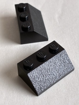 LEGO Part 3038 2x3 Slope (45°) (2pcs) Black Vintage | eBay