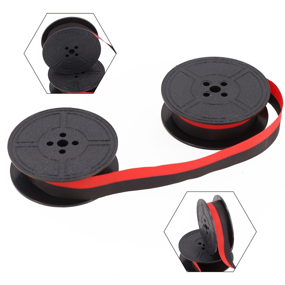 Portable Typewriter Ink Ribbon Set Long lasting Nylon Material Red ...