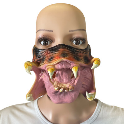 Alien vs Predator Mask Cosplay Latex Face Mask Horror Halloween Costume ...