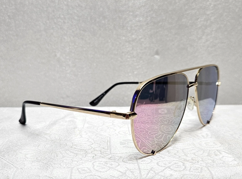 Quay Aviator High Key 126 Gold Frame Mirrored Cat 3 Lens Sunglasses | eBay