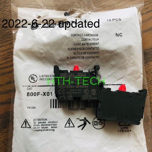 800F-X01 SER.A 800F Reset Switch Contact Block 10A x 10pcs | eBay