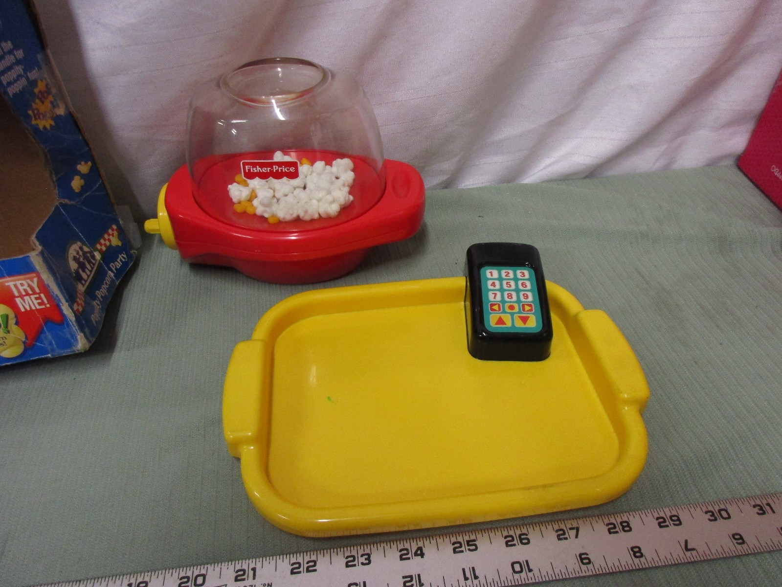 Fisher Price Fun with Food Poppity popcorn kernel buttery white box set ...