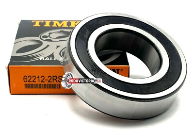 TIMKEN 62212 2RS DEEP GROOVE BALL BEARING, RUBBER SEALED 60x110x28 mm ...