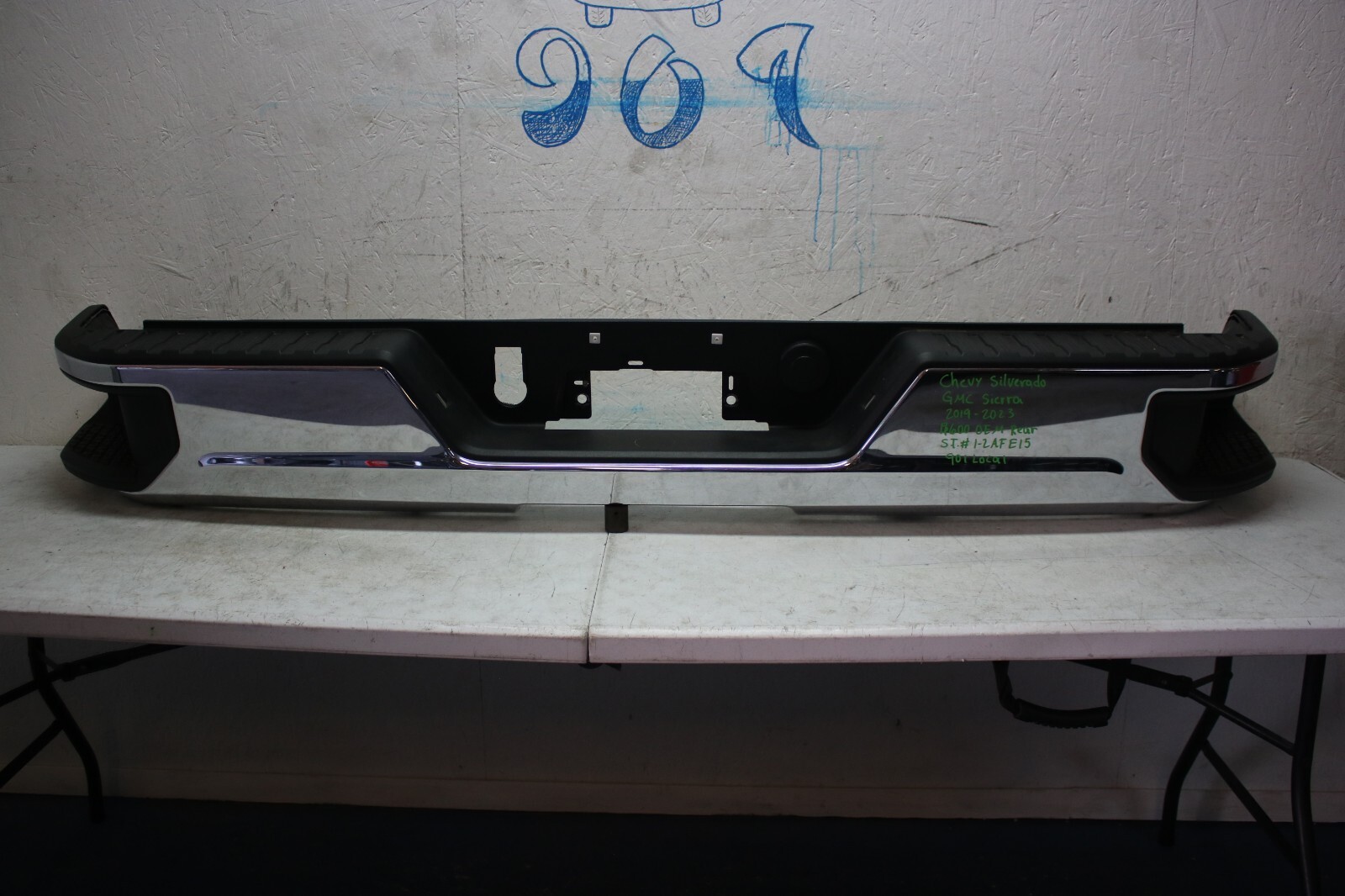 2019 2023 CHEVROLET SILVERADO & GMC SIERRA REAR BUMPER OEM | eBay