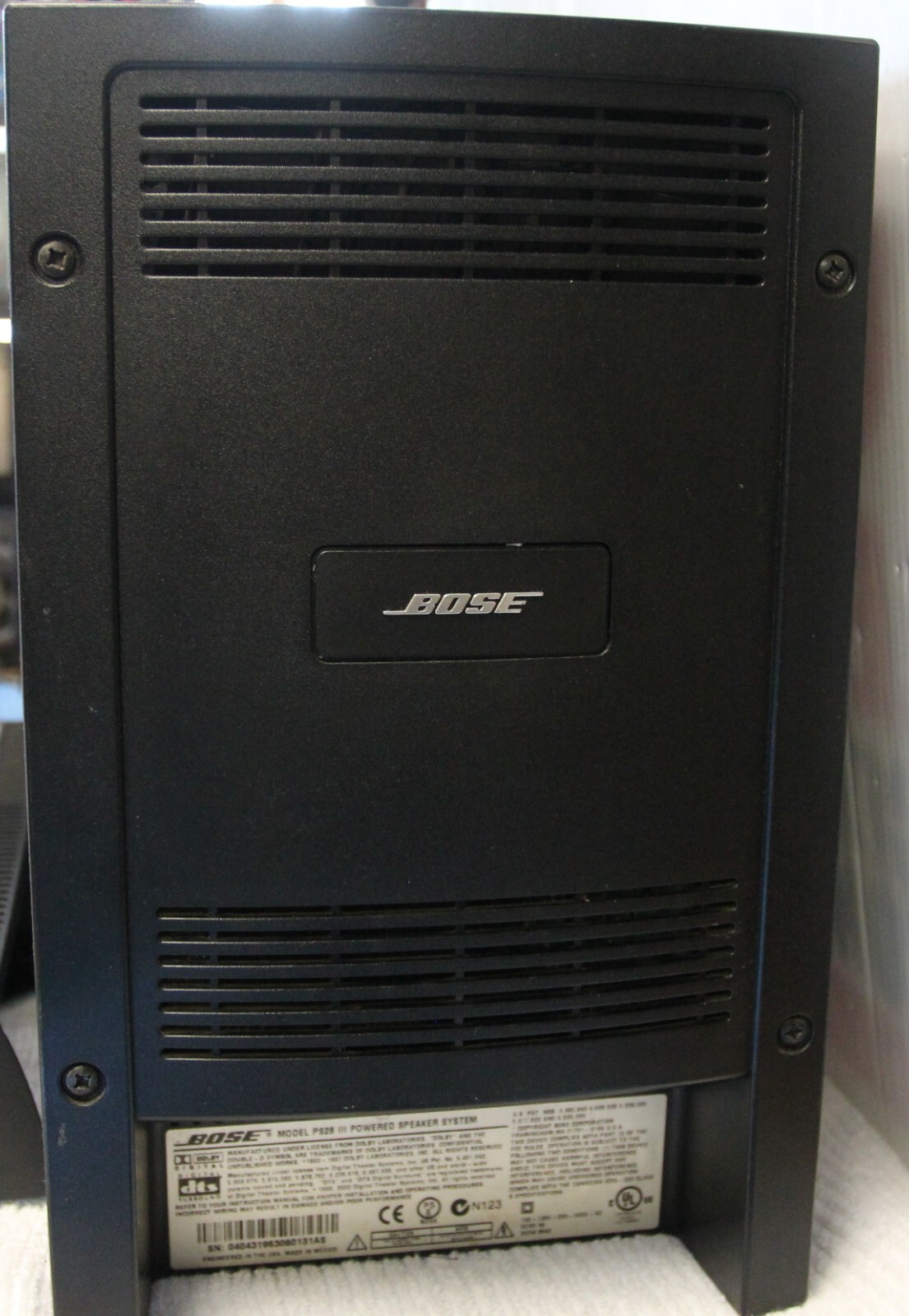 Bose Life Style 28 Series PS28 II Subwoofer & Life Style 18 AV18 Media ...
