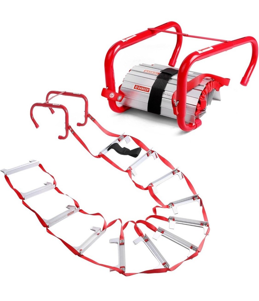 Retractable 2 Story Fire Escape Ladder 13 Feet | eBay