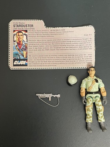 STARDUSTER 🇺🇸 GI Joe 3.75 Figure 1987 1989 Star Duster 100% Complete ...