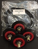 LG Dryer Repair Kit 4 Roller Wheels 4581EL2002A And Belt 4400EL2001A ...