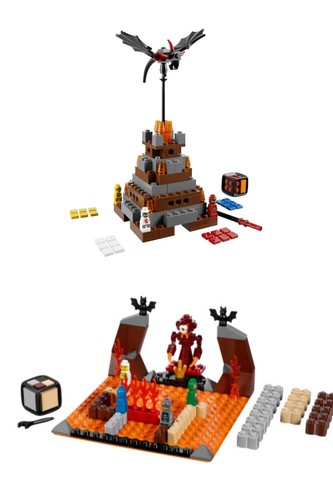 Lego Lava Dragon And Magma Monster Board Game Set USED | eBay