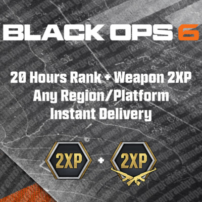 20 Hours Double Weapon XP Call of Duty Black Ops 6 COD BO6 ⚡ FAST ...