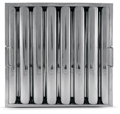 495x495x48mm Stainless Steel Baffle Grease Filter Kitchen Canopy Hood ...