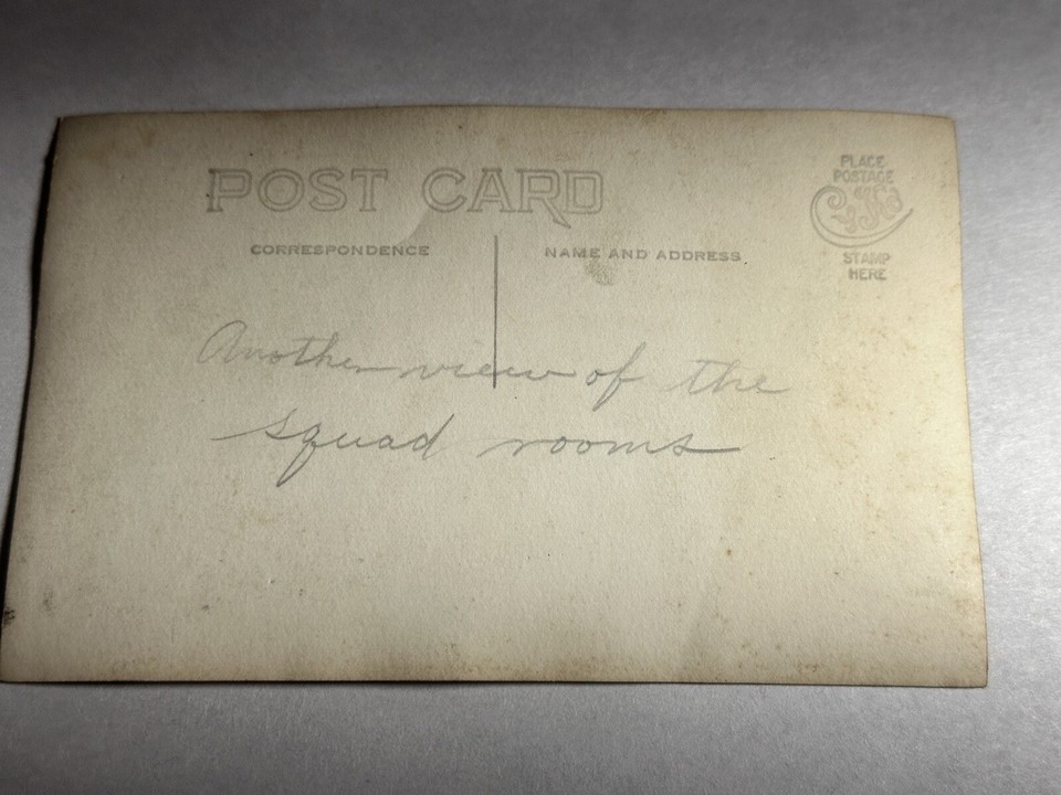 Real Photo Post Card PC WWI Quarters Squad Rooms 1st Calvary N.Y. | eBay