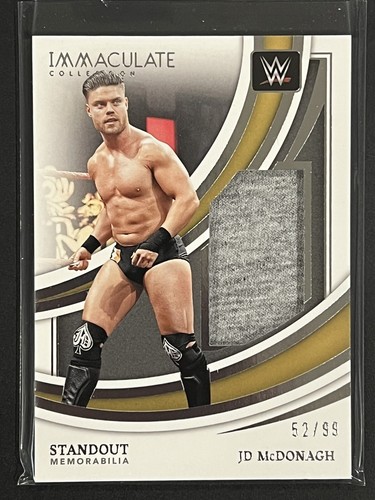 2022 Panini Immaculate WWE Standout Memorabilia Patch /99 JD McDonagh # ...