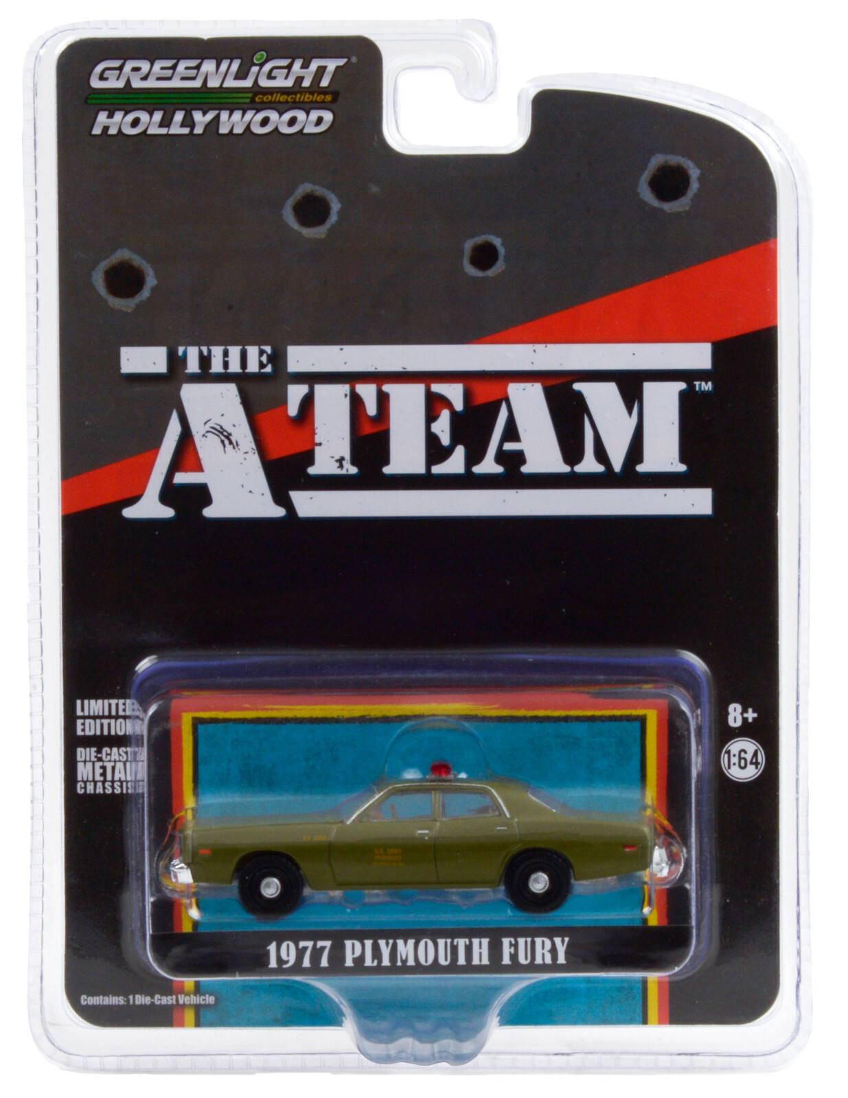 GREENLIGHT THE A-TEAM 1977 PLYMOUTH FURY 44865 COL. DECKER SPECIAL ...