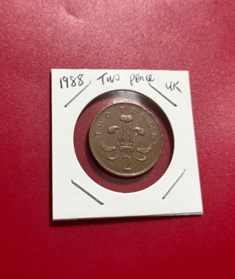1988 TWO PENCE UK COIN - NICE WORLD COIN !!! | eBay