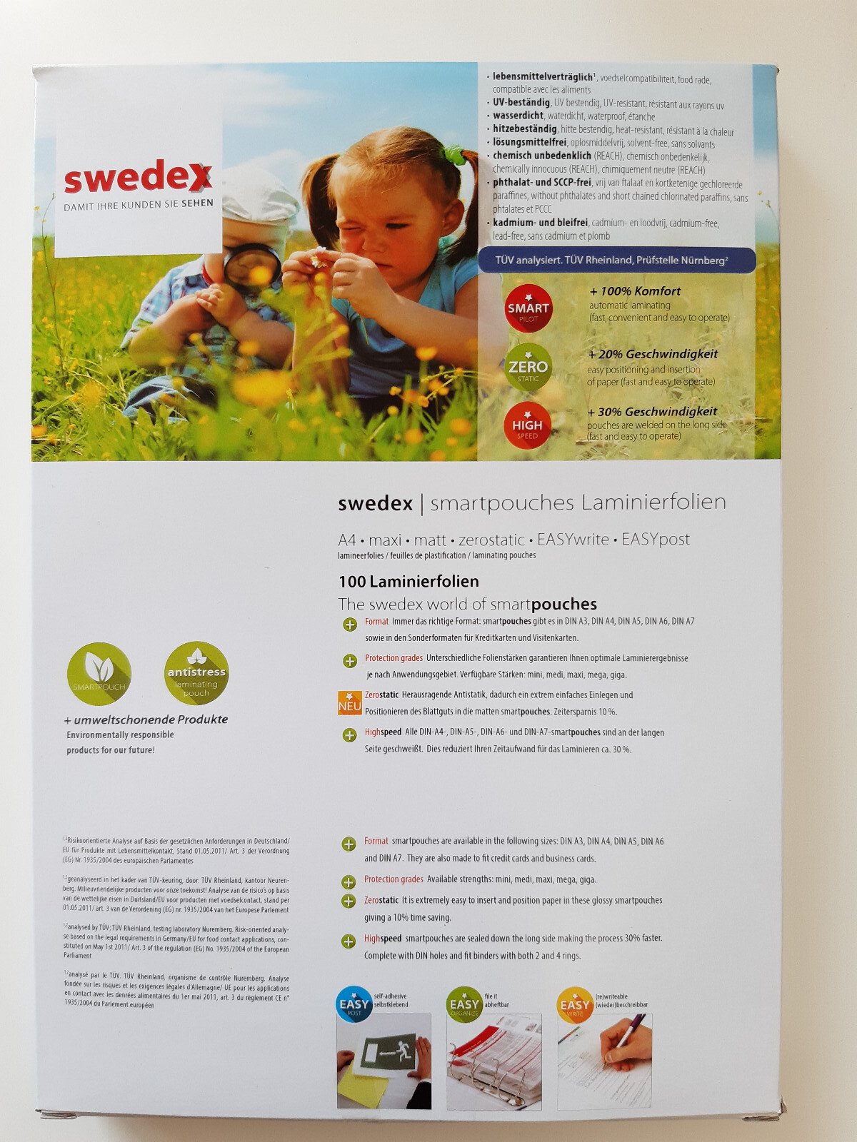 swedex Laminierfolie a4 - maxi - matt - selbstklebend | eBay.de