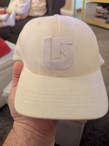 Burton Snowboard Company Snowboarding White Flexfit Baseball Hat Cap | eBay