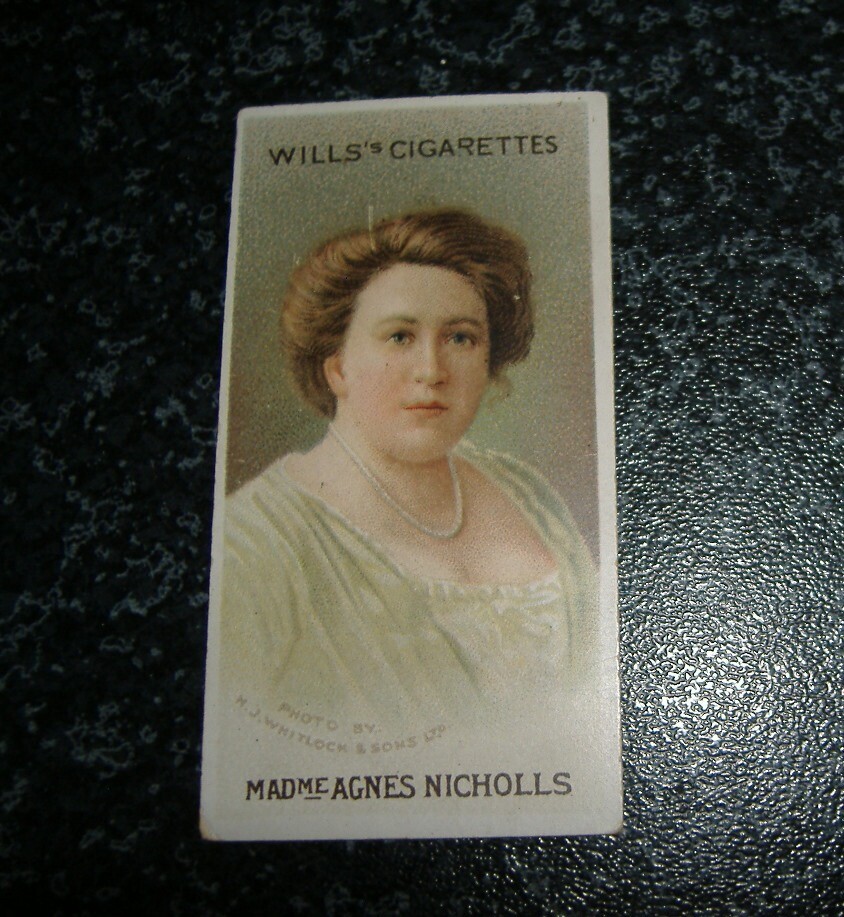 Wills - Musical Celebrities 2nd Series No40 - Madame Agnes Nicholls ...