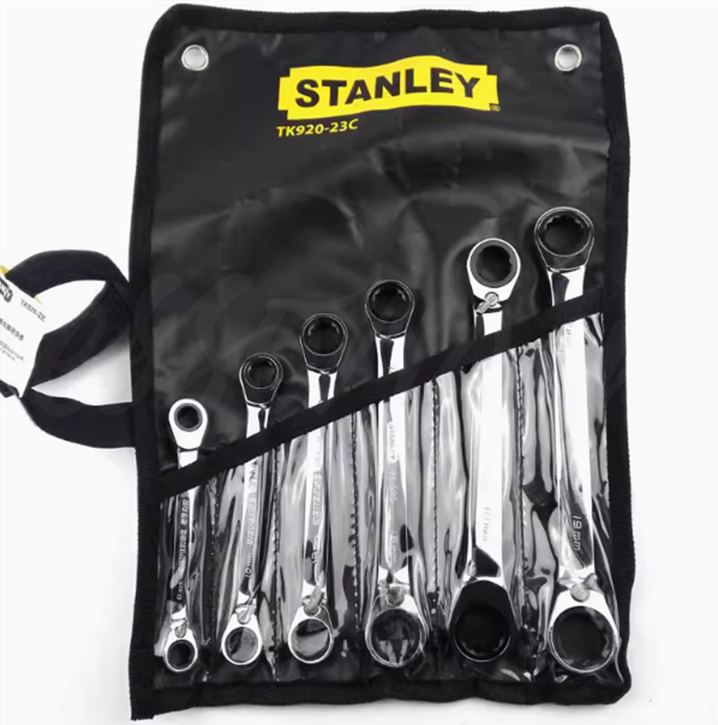 6-Piece TK920-23C Metric Double Plummer Bidirectional Ratchet Quick ...