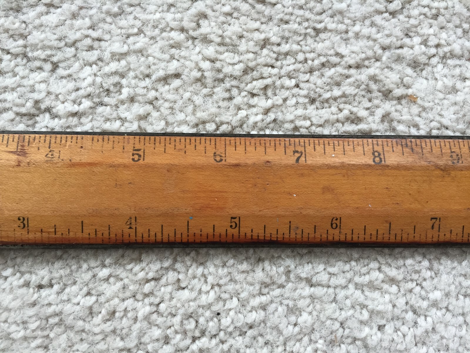 Vintage AMERICAN PENCIL CO. 24 Inch Ruler Double Sided With Metal Edges ...