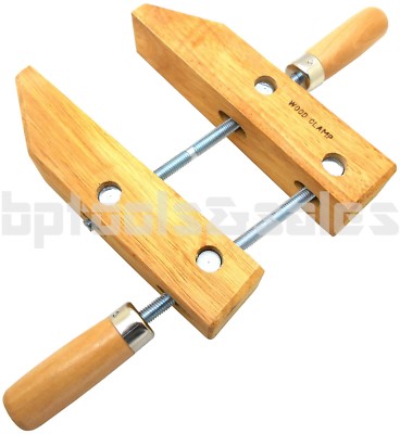 Wood Clamp 7" 10" 12" Woodworking Gluing Clamp Hand Screw Wooden Clamp ...