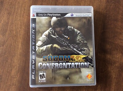 SOCOM Confrontation U.S. Navy Seals Playstation PS3 Game with Manual | eBay