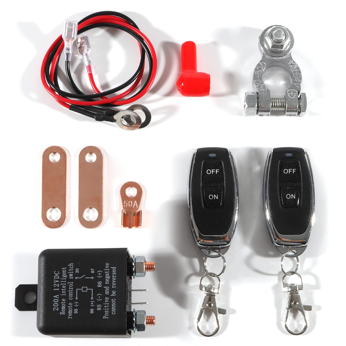 Car Battery Switch Disconnect Power Kill Master Isolator Cut Off Remote ...