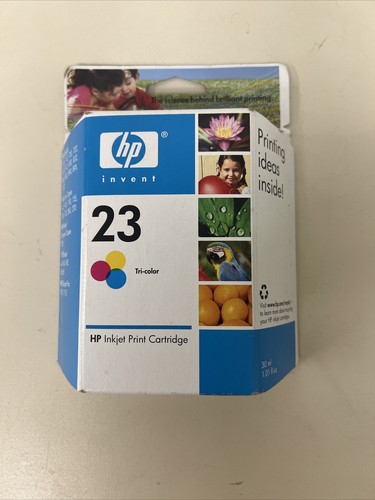 New Expired OEM Genuine HP 23 Tri color Ink Cartridge Yellow Magenta ...