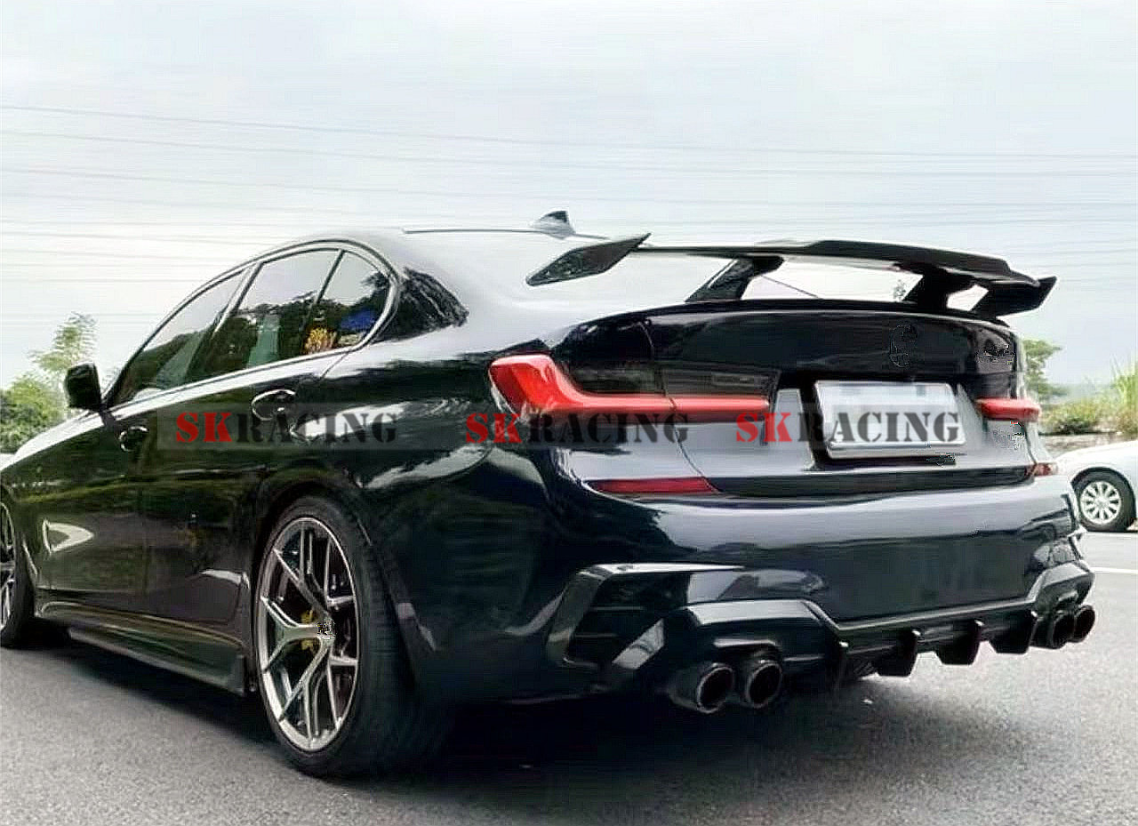 FOR 2019-2023 BMW G20 330i G80 M3 REAL CARBON FIBER REAR TRUNK SPOILER ...