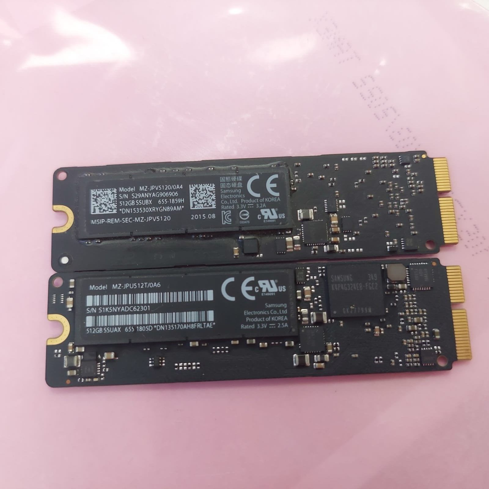Apple 512GB (2013-2015) Flash SSD MZ-JPV5120/0A4+SSD MZ-JPV5120/0A4 for ...