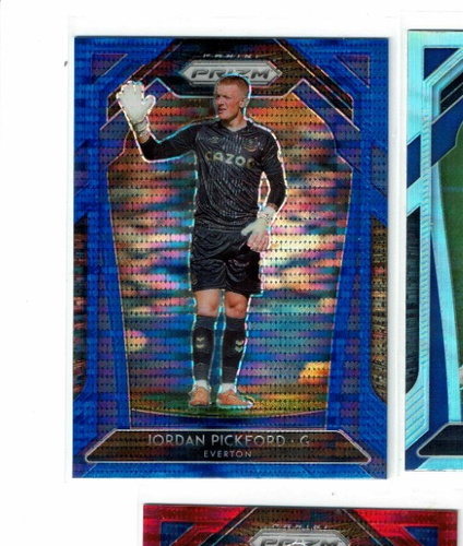 2020-21 Panini Prizm Premier League - Jordan Pickford #106 Blue Pulsar ...