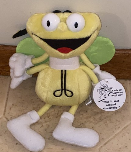 NWT Louie the Lightning Bug 10" Plush Toy Vintage, Steven Smith Stuffed ...