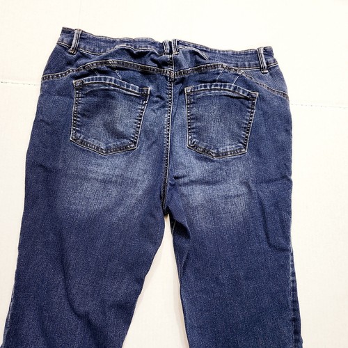 READ D Jeans Denim Womens Size 16 TAG X 34 Inch ACTUAL Waist Blue Pants ...