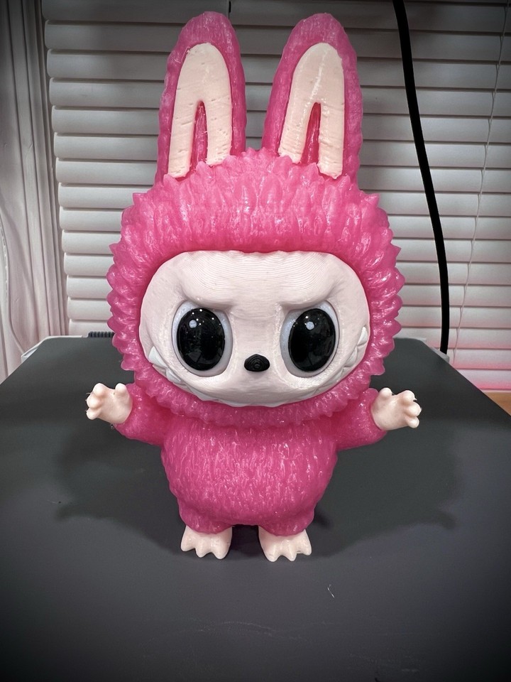 Winking LABUBU Multicolor Light 3d Printed just over 6” tall- | eBay