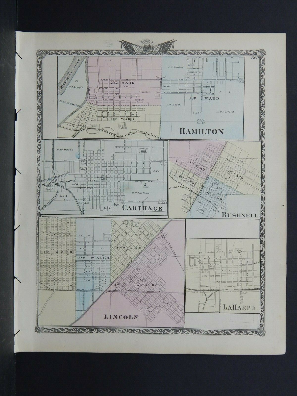 Maps of Normal & Bloomington IL/Champagne, Urbana, Mattoon, Charleston ...