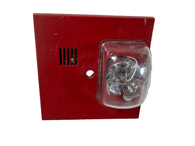 Siemens U-MHST-S75S Fire Alarm Horn Strobe Wall Red | eBay